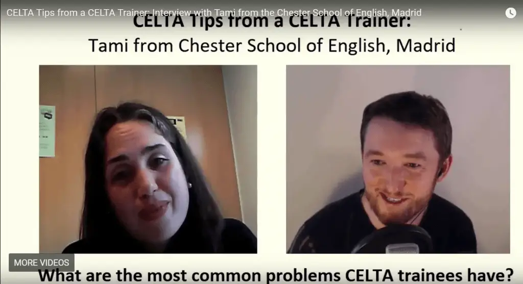 CELTA Tips from a CELTA Trainer: Video Interview with Tami from Chester ...